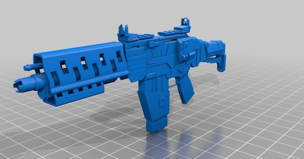 Titanfall Hemlock BFR Gun by Jace1969 | Download free STL model ...