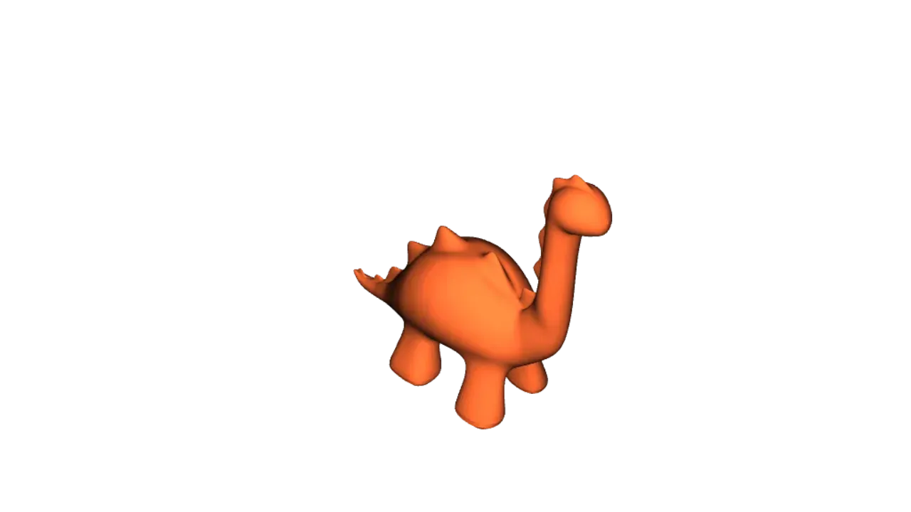 stylized dinosaur model by Michael McGoldrick | Download free STL model ...