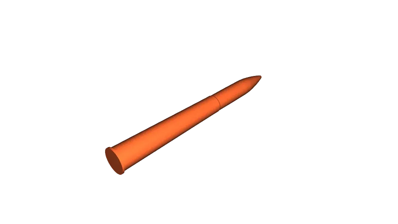 76 mm naval gun shell by bossed.nl | Download free STL model ...