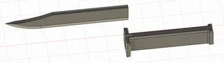 Basic knife handle by Monkey Grrrl | Download free STL model ...