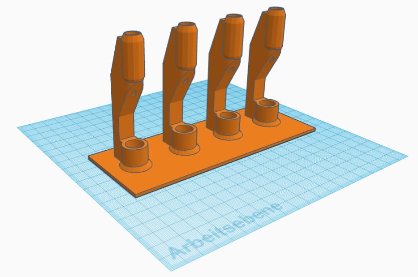 Filter pipette stand for GC-vials / Filterpipettenständer für GC-Vials ...