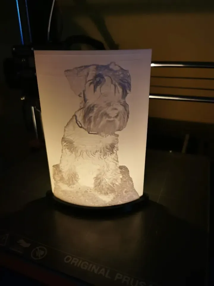 Simple Lithophane Holder by Kuru | Download free STL model | Printables.com