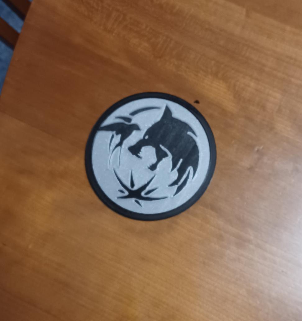Witcher Netflix-logo coaster by Mbrinch | Download free STL model ...