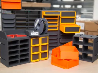 Modular shelving system - Hobby & Workshop - Small parts storage by ...