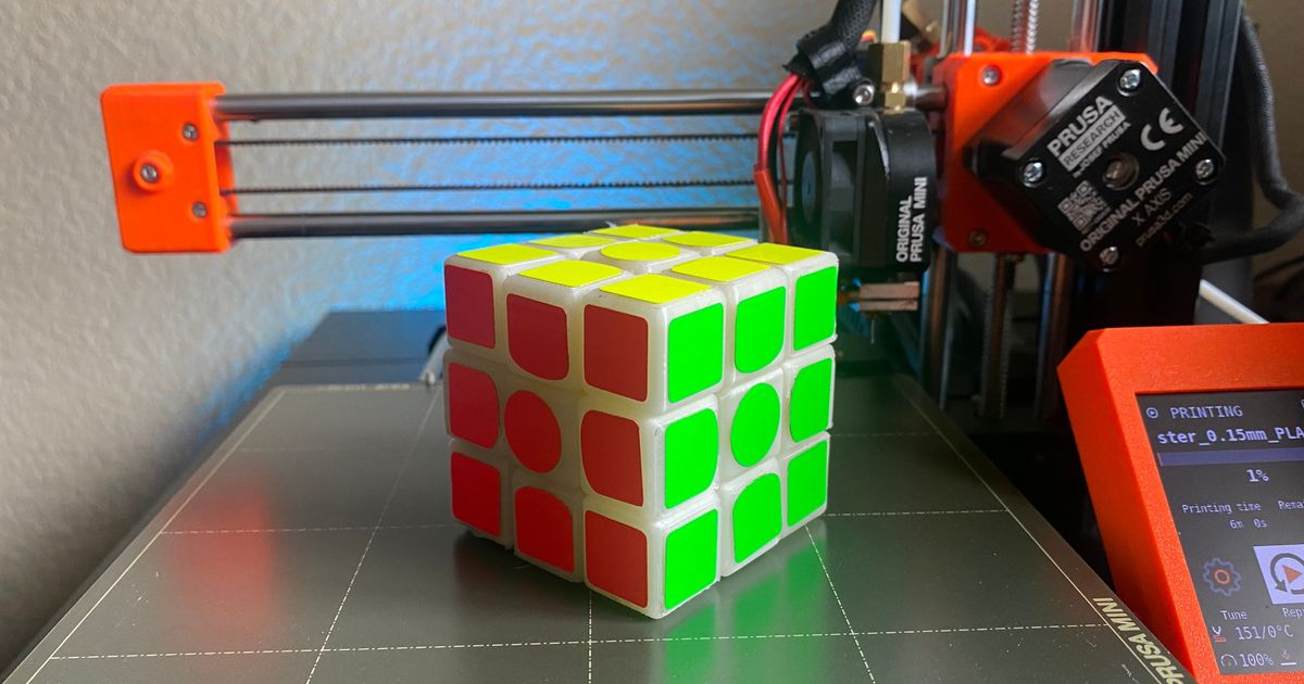 Rubik's Cube (100% 3D Printed) by Anton Granata | Download free STL ...
