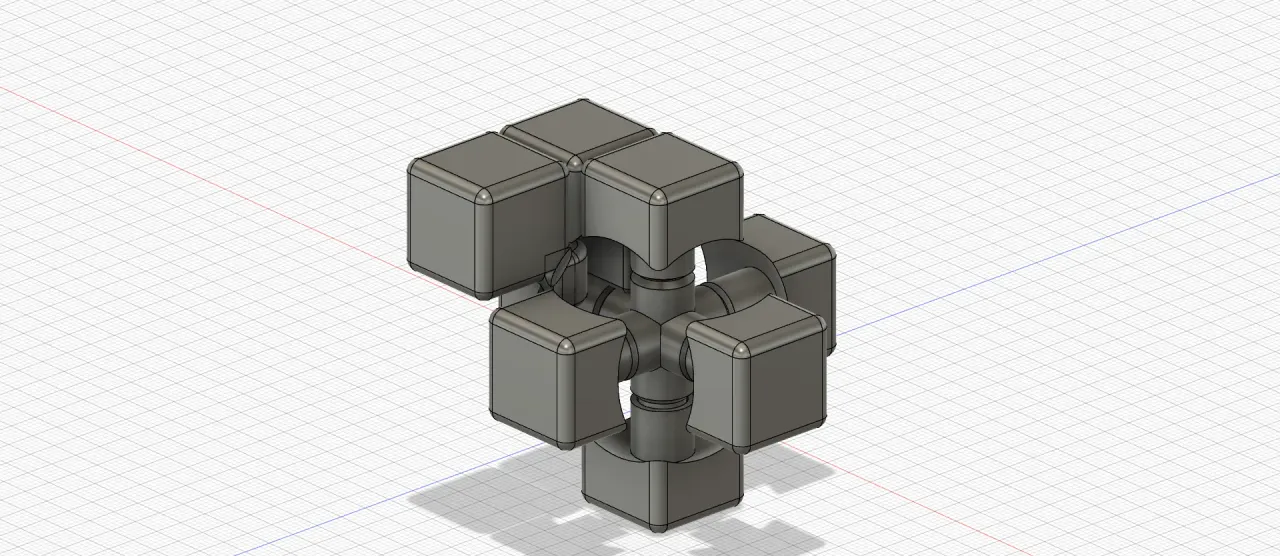 Rubik's Cube (100% 3D Printed) by Anton Granata | Download free STL ...