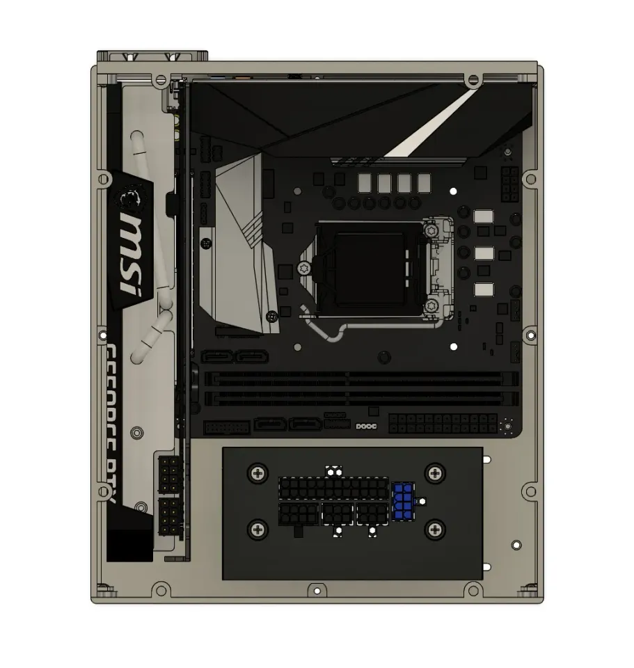 SFF ITX PC Case by archaicWinter | Download free STL model | Printables.com