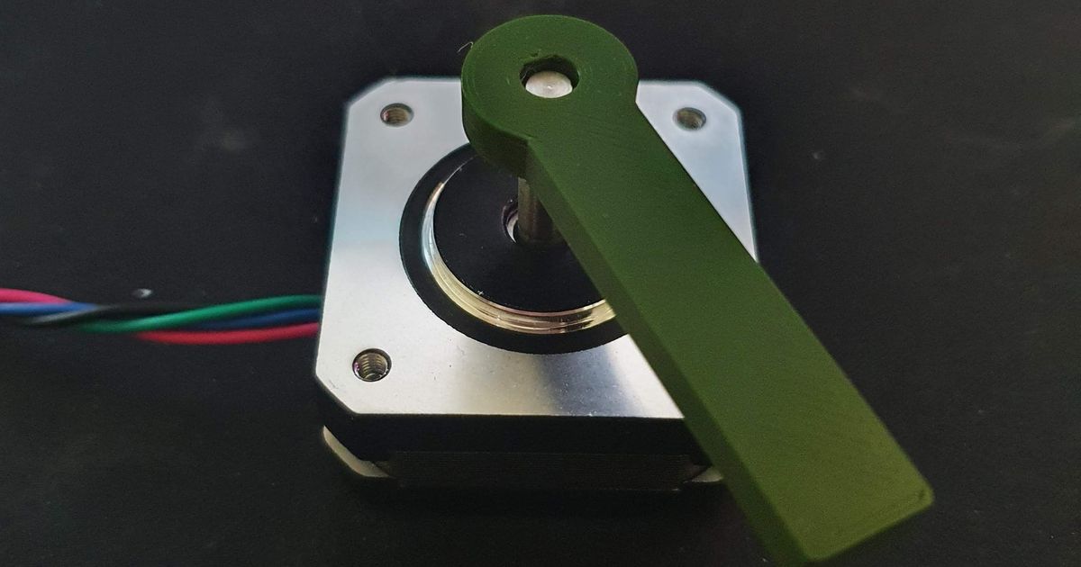 Stepper Motor Flag - Nema 17 (5mm Shaft) by LittleSilvr | Download free ...