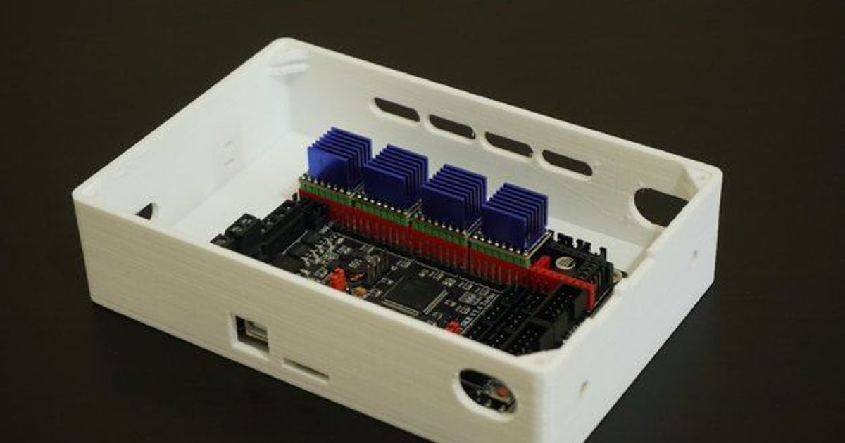 3030 Extrusion SKR 1.4 (Turbo) Enclosure with 40 mm fan by Bleach ...