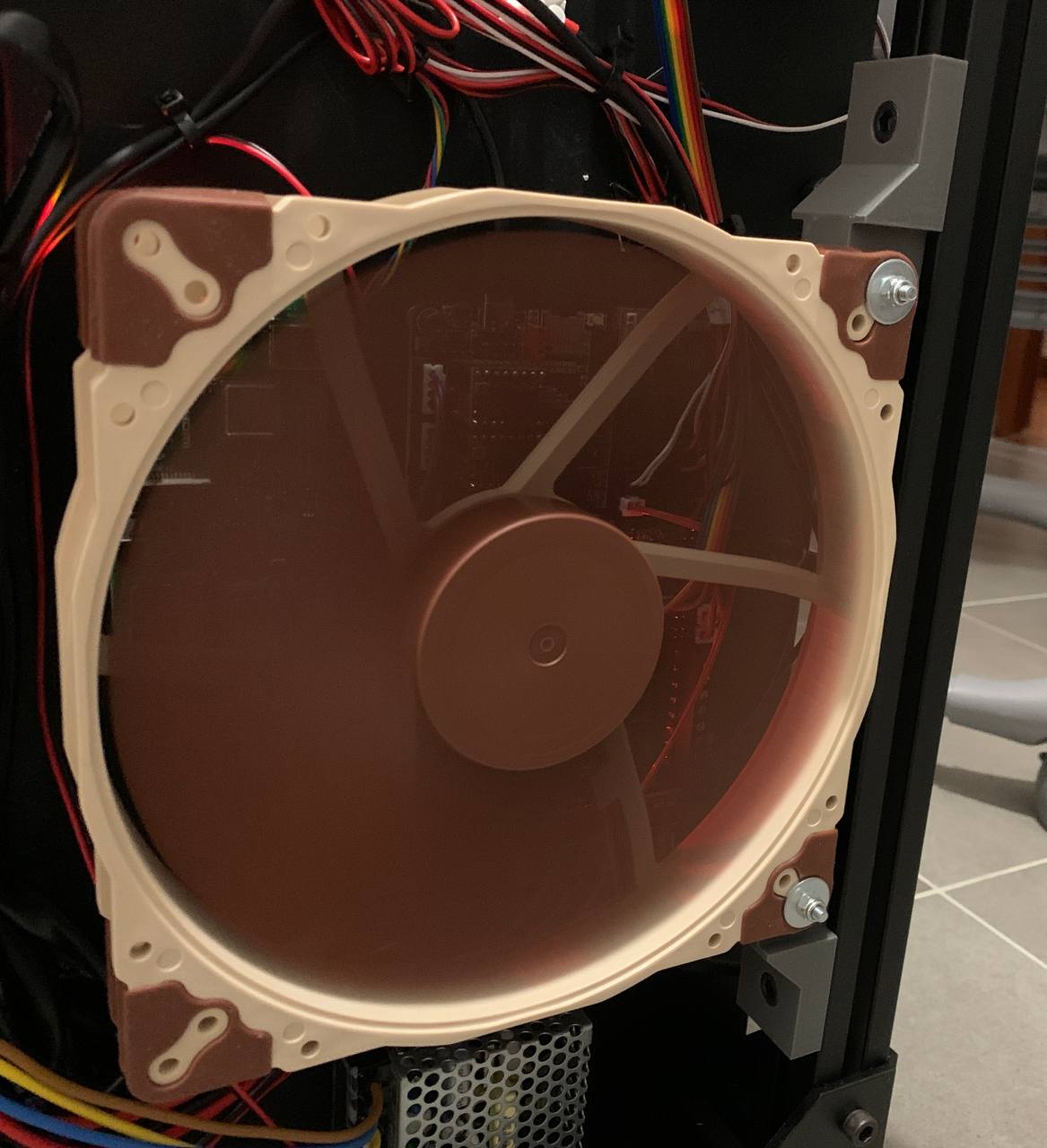 Ratrig vcore3 brackets electronic noctua fan 200mm (all other 3030 ...