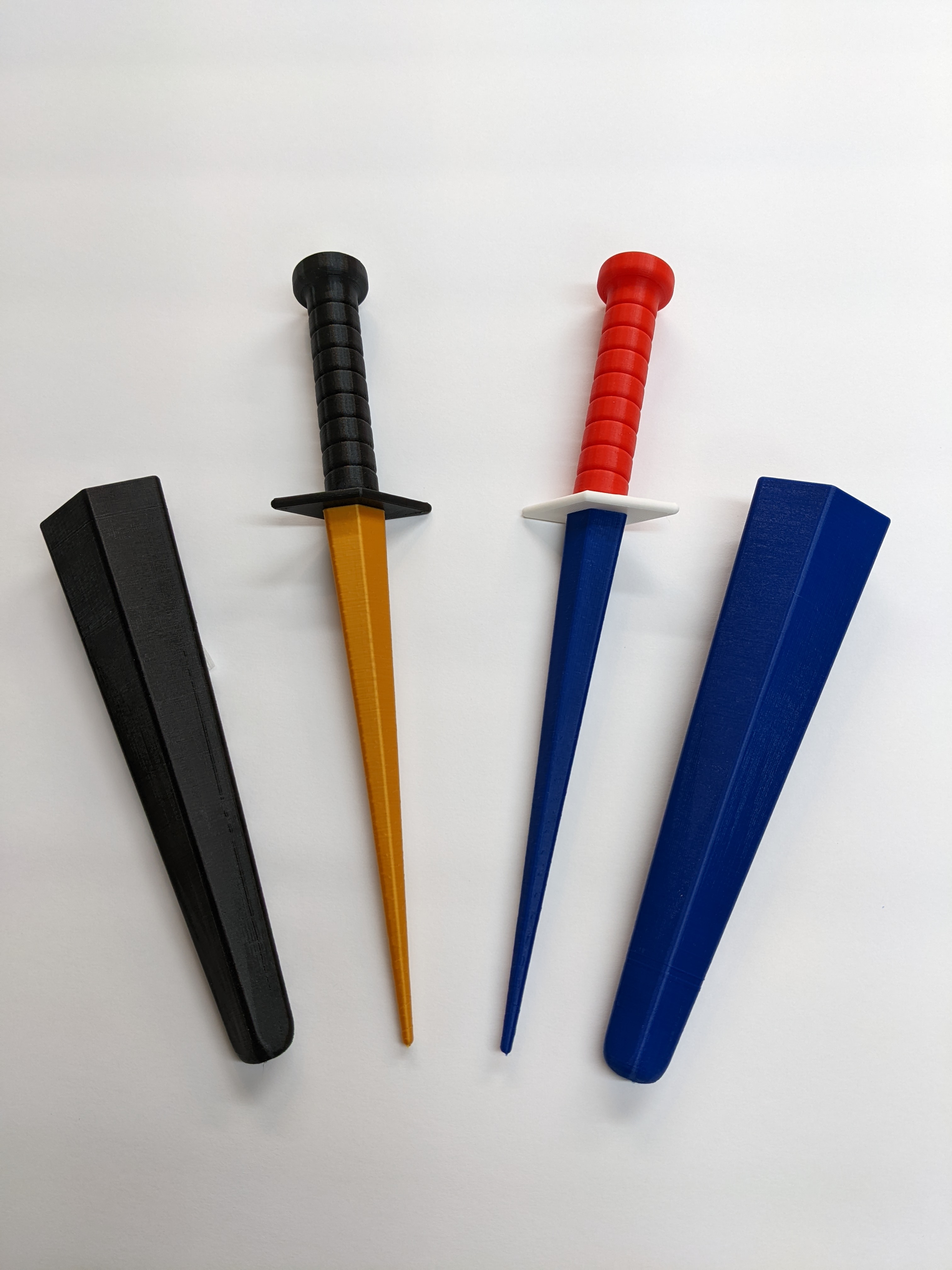 Toy Dagger with Scabbard (Version 2) by gdownton | Download free STL ...