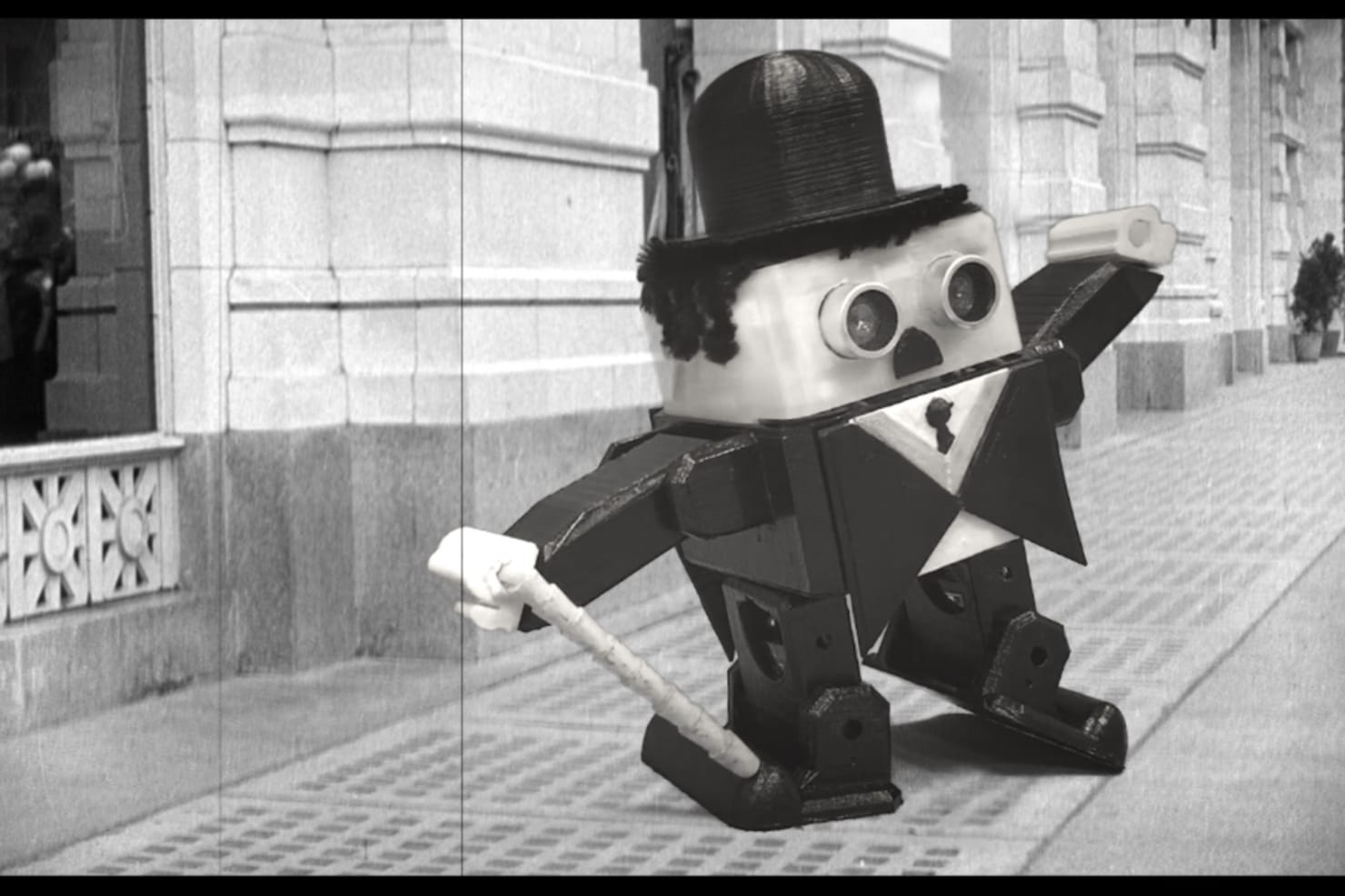 Otto Charlie Chaplin robot por Otto DIY | Descargar modelo STL gratuito ...