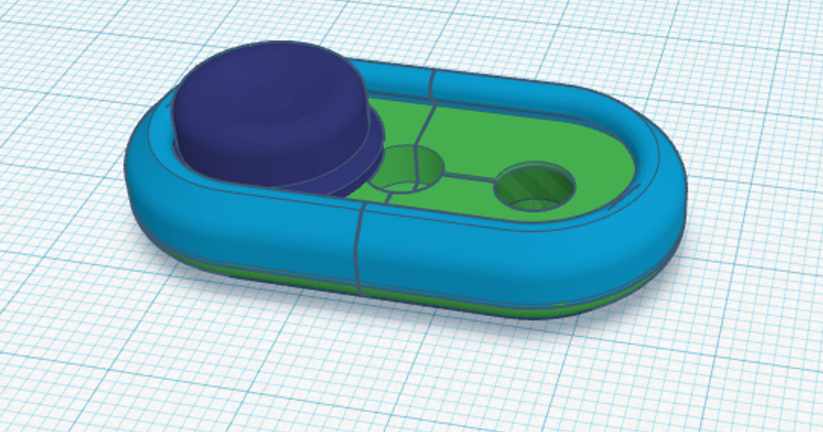 Itty Bitty Fidget - 3 positions 6x3 magnets by Q66 | Download free STL ...