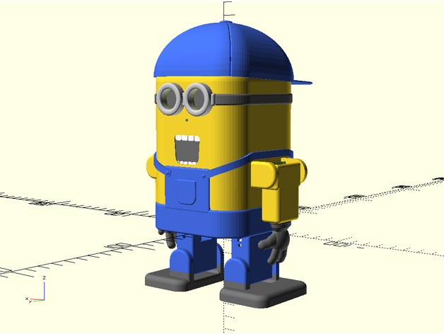 Otto Minions robot by Otto DIY | Download free STL model | Printables.com