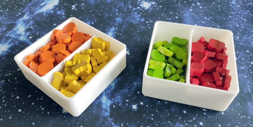 Stackable Token Tray with 2 Slots by GrandFather | Download free STL ...