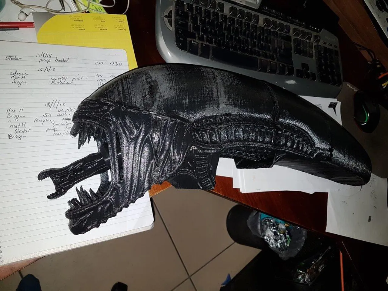 Aliens Head by Jace1969 | Download free STL model | Printables.com