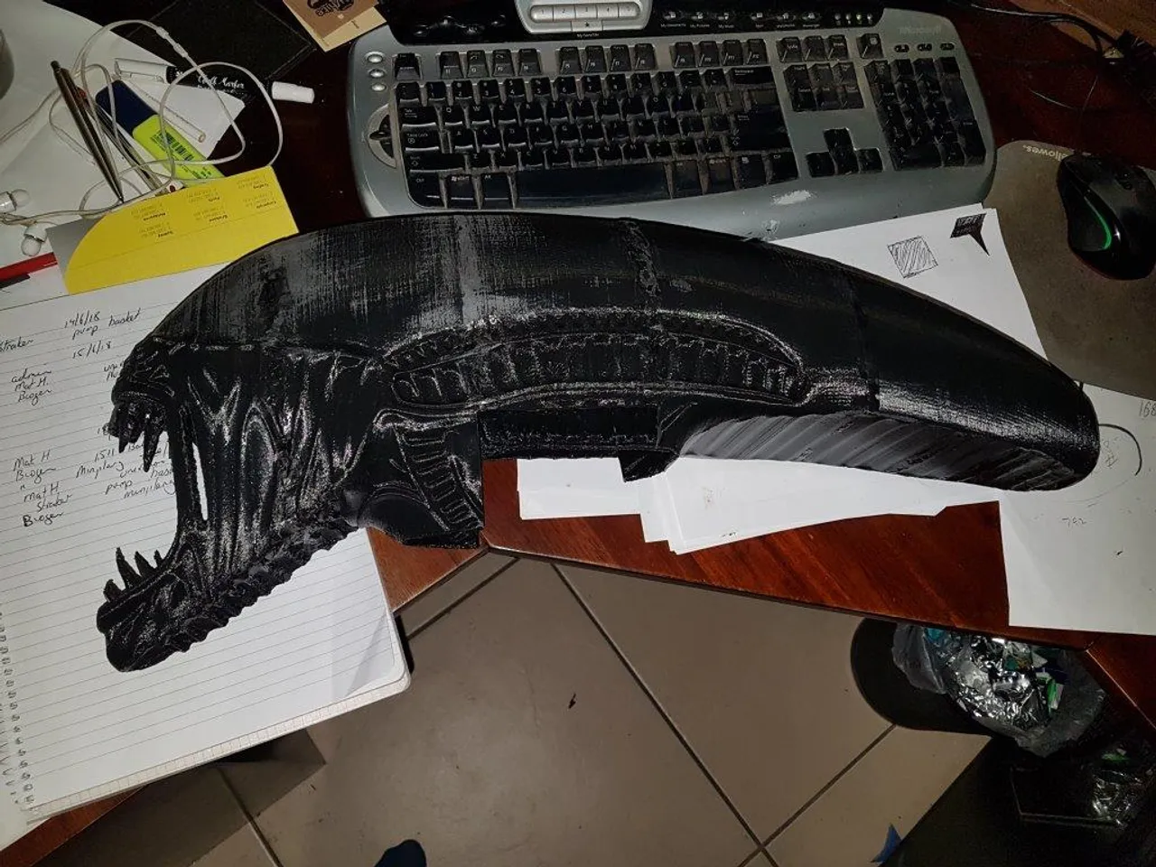 Aliens Head by Jace1969 | Download free STL model | Printables.com