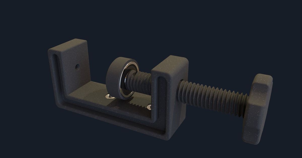 Mounting clamp by Kyboky | Download free STL model | Printables.com