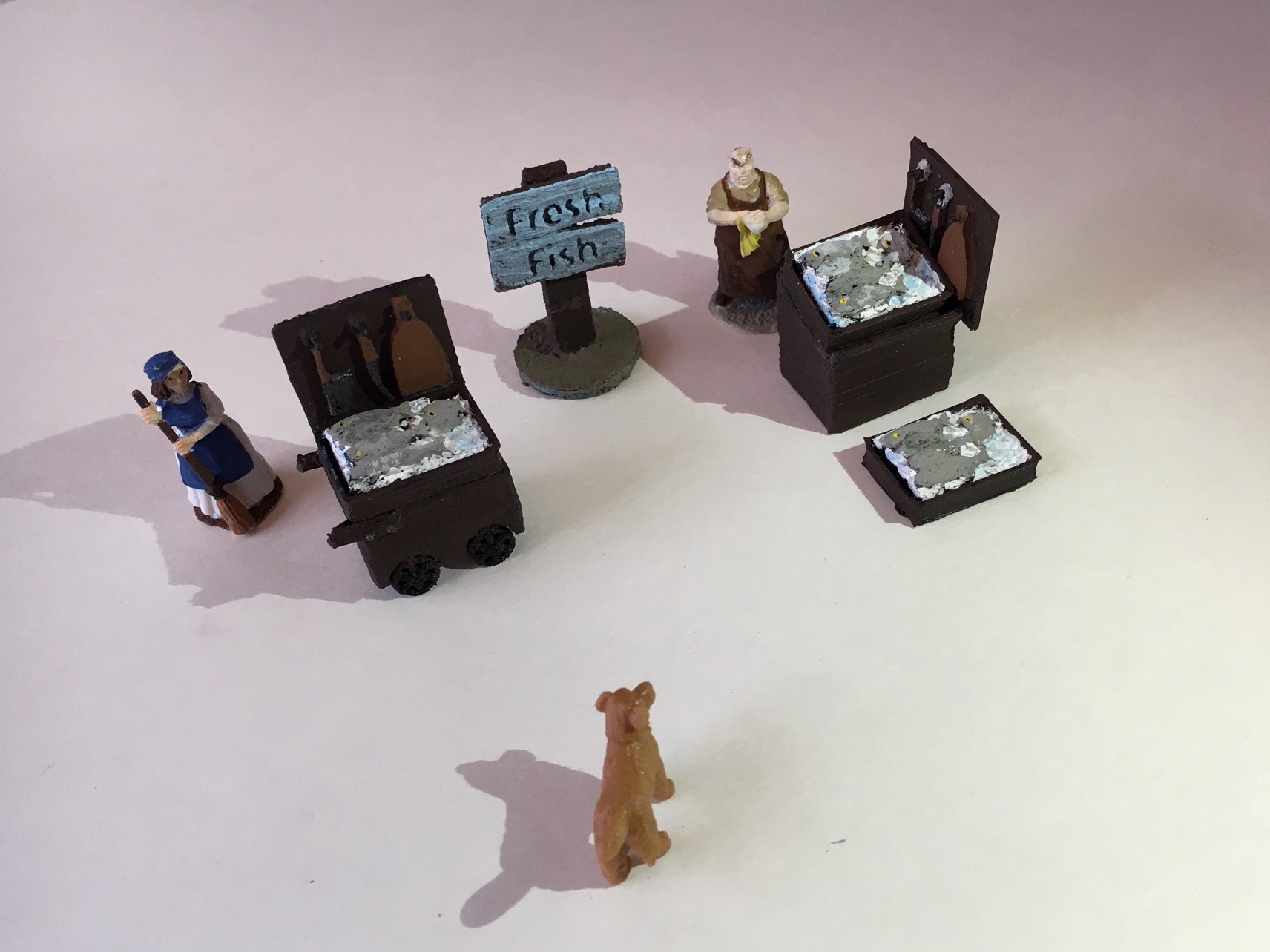 Miniature 28mm Fish Market by Melabam | Download free STL model ...