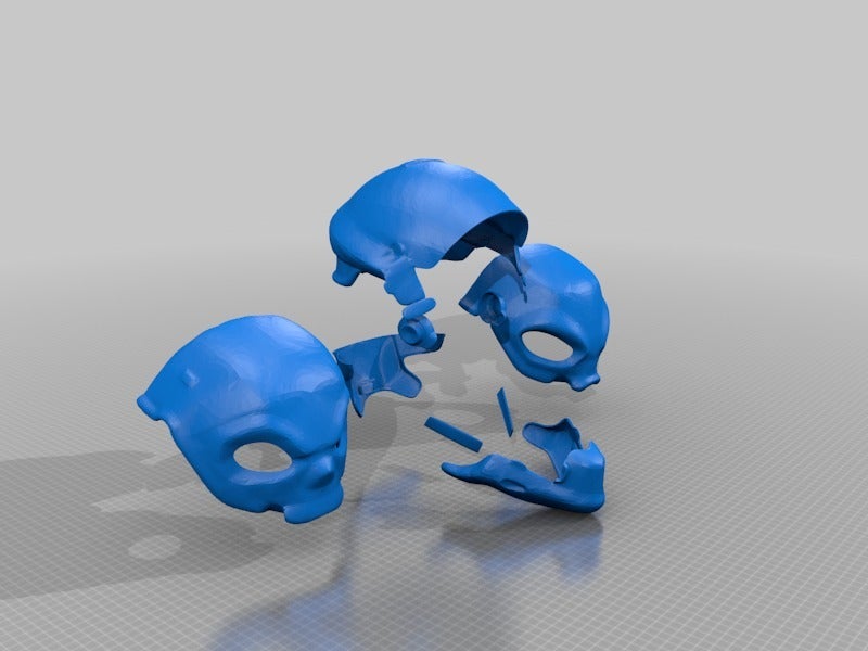 Black Light Retribution Helmet by Jace1969 | Download free STL model ...