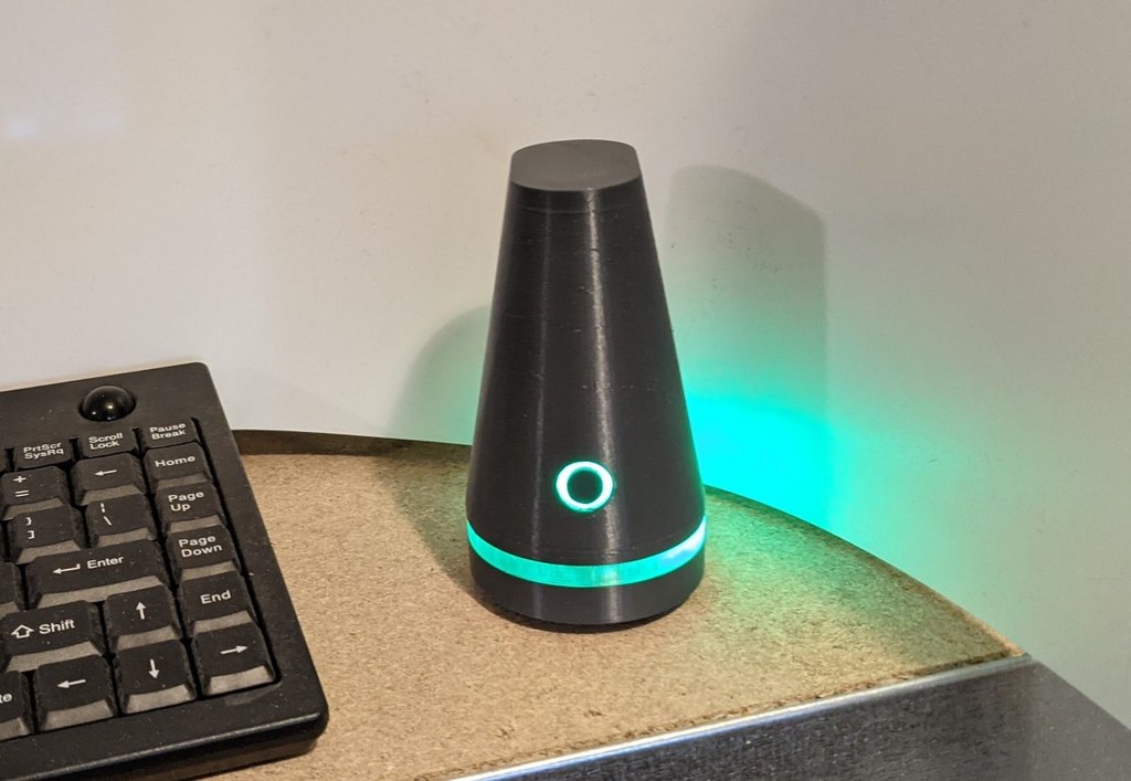 IoT Lamp with LED ring and ESP8266 by Marcel V | Download free STL ...