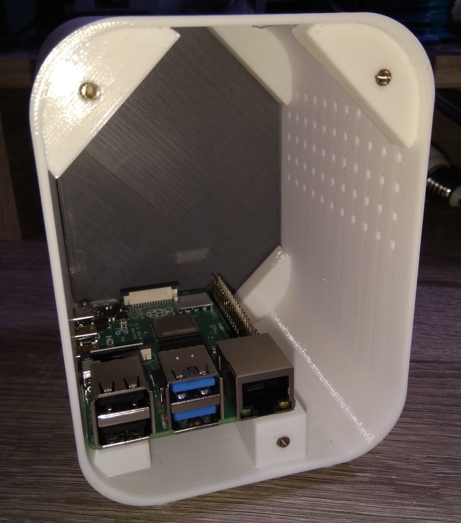 Raspberry Pi 4 Media Center case by Marcel V | Download free STL model ...