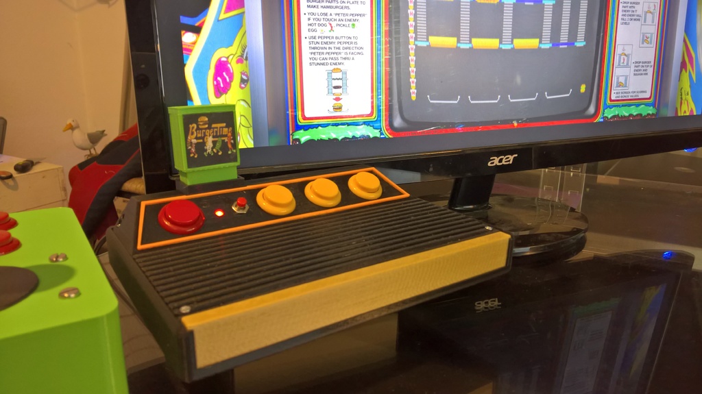 Retro game console by Marcel V | Download free STL model | Printables.com