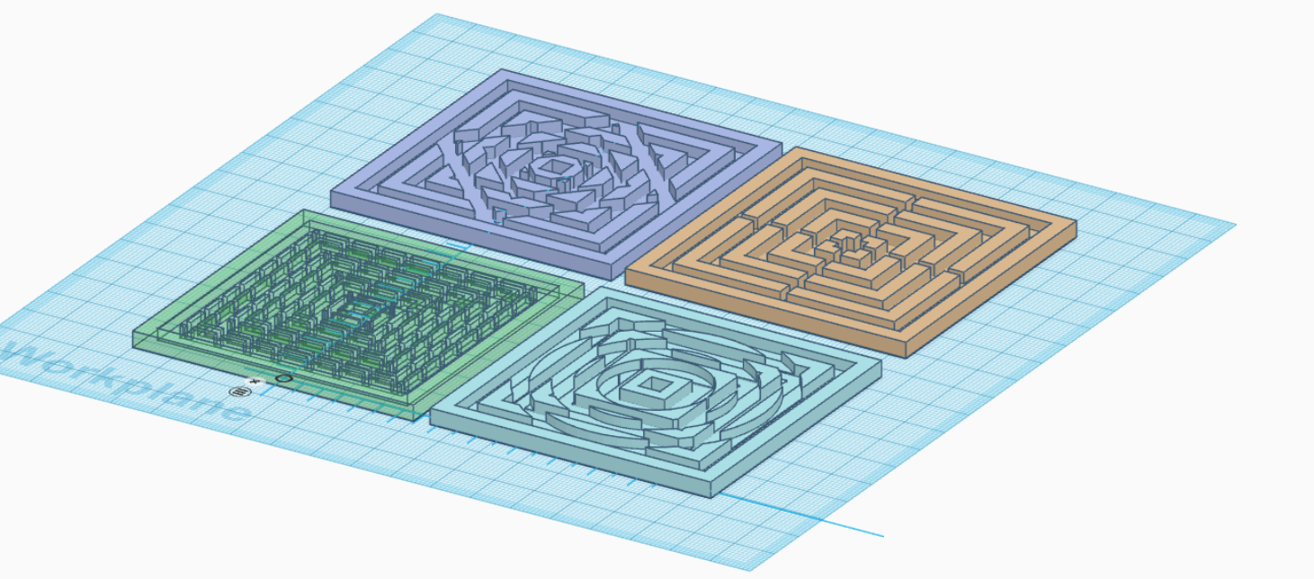 Simple Pattern Coasters by Nevail | Download free STL model ...