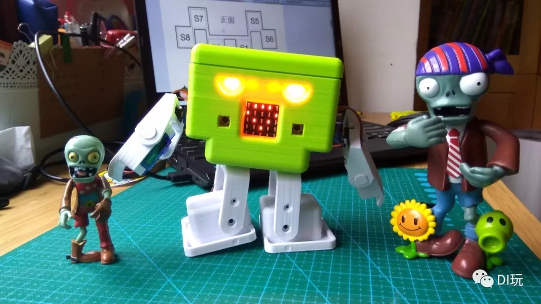 Microbit Biped Robot By Otto Diy Download Free Stl Model 