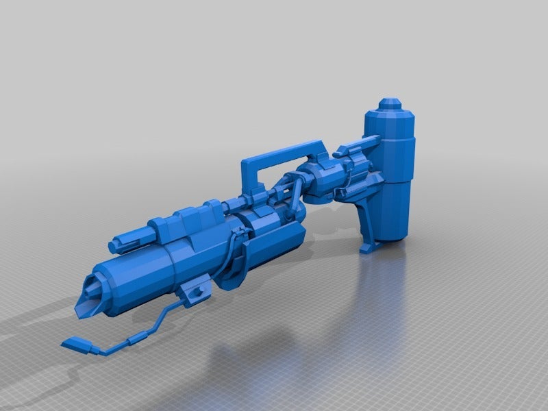 Aliens Vs Predator M240 Flame Thrower (Low Poly) by Jace1969 | Download ...