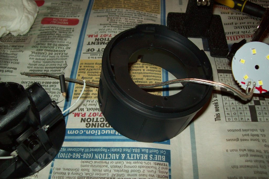 LED Tilt Light Mount using DOLLAR TREE LED Lantern by Bill | Download ...