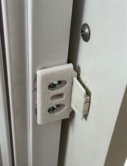 Integrated Appliance Door Sliding Latch by Blaze3D | Download free STL ...