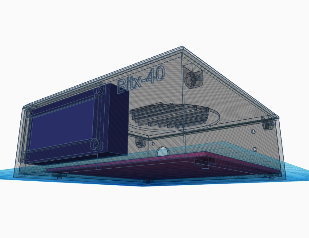 Bitx40 enclosure REMIX by WB9BBC by Bill | Download free STL model ...