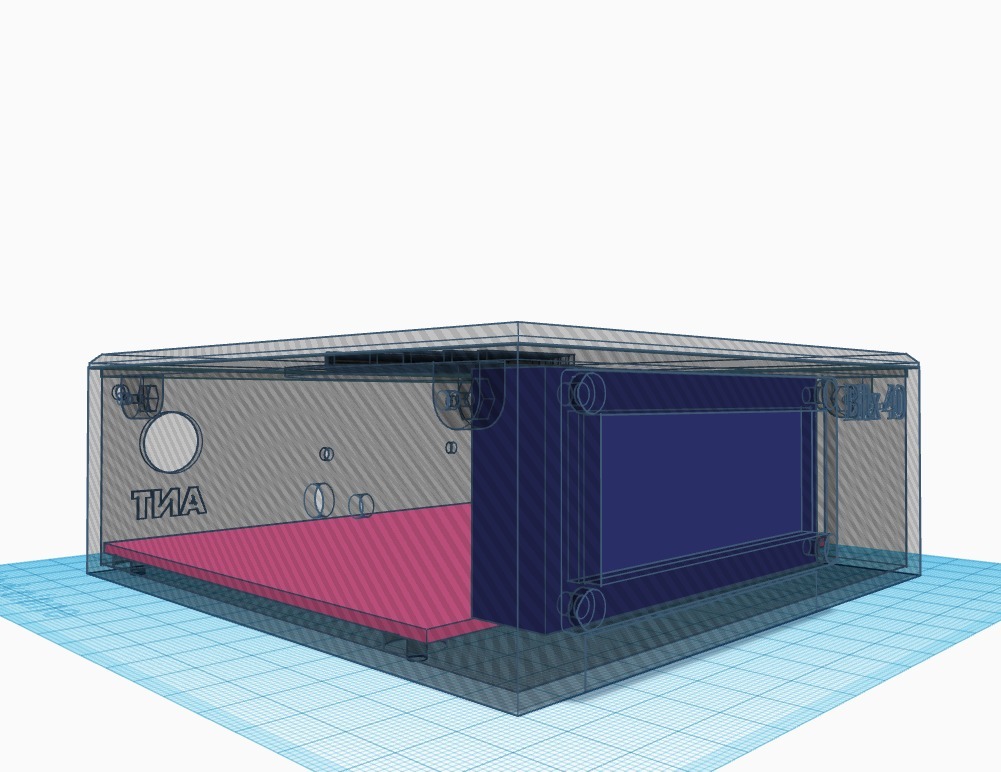 Bitx40 enclosure REMIX by WB9BBC by Bill | Download free STL model ...