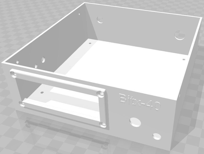 Bitx40 enclosure REMIX by WB9BBC by Bill | Download free STL model ...