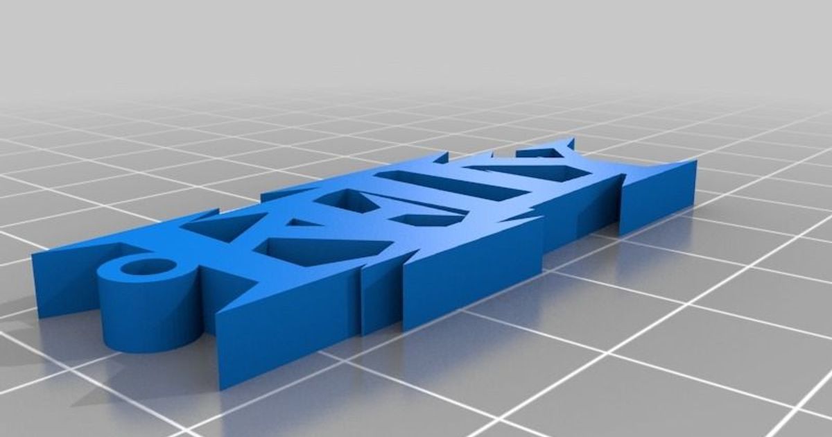 KELLY Named Keychain by Bill | Download free STL model | Printables.com