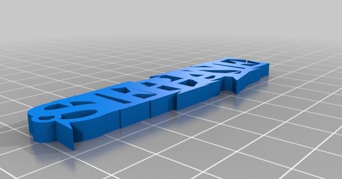 STEPHANIEKeychain01 par Bill | Téléchargez gratuitement un modèle STL ...