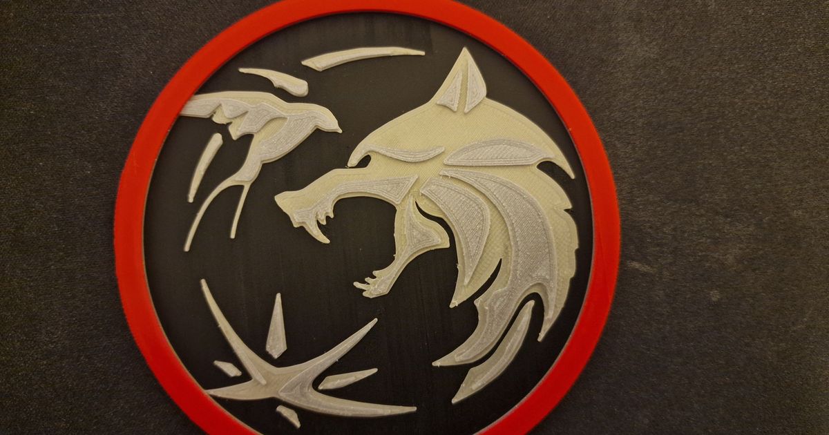 Witcher Netflix Series logo by Graloth | Download free STL model ...