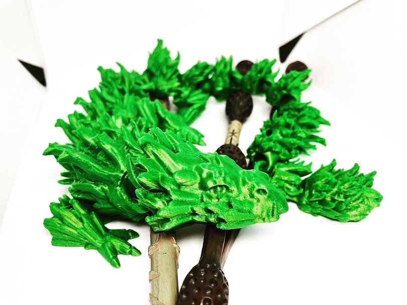 ARTICULATED DRAGON OF NATURE por sunset3d | Descargar modelo STL ...