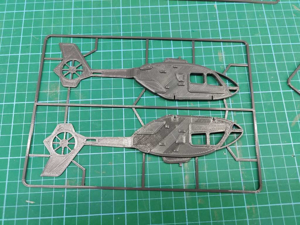 EC135 Helicopter - Kit Card w/ printable instructions by Robatzen ...