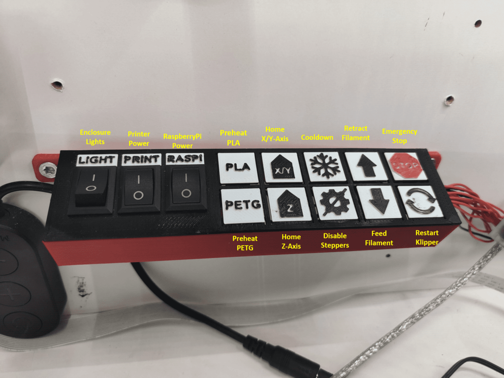 Button Labels for Universal Buttonbox (for OctoPrint) by Robatzen ...