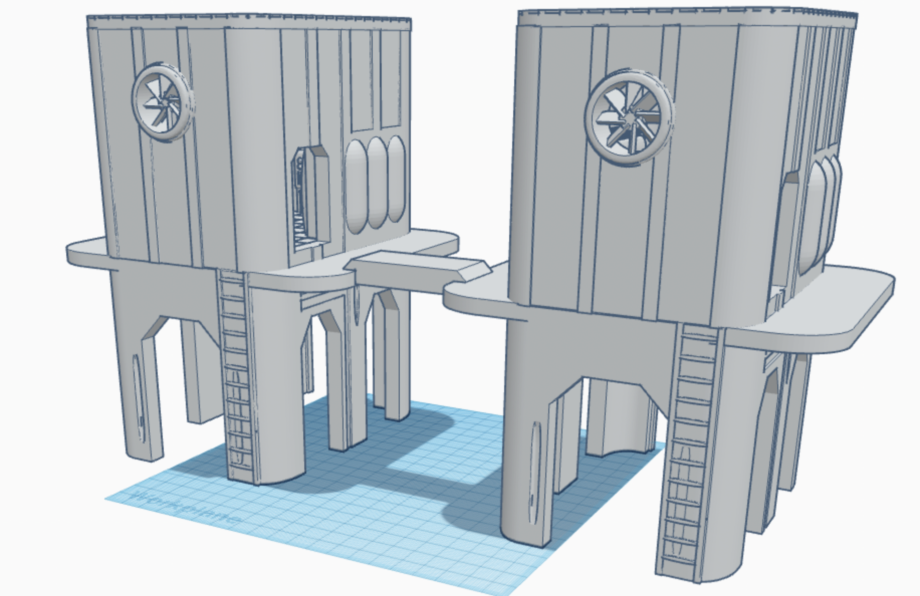 Space Port Power Station Module by RobertusMaximus | Download free STL ...