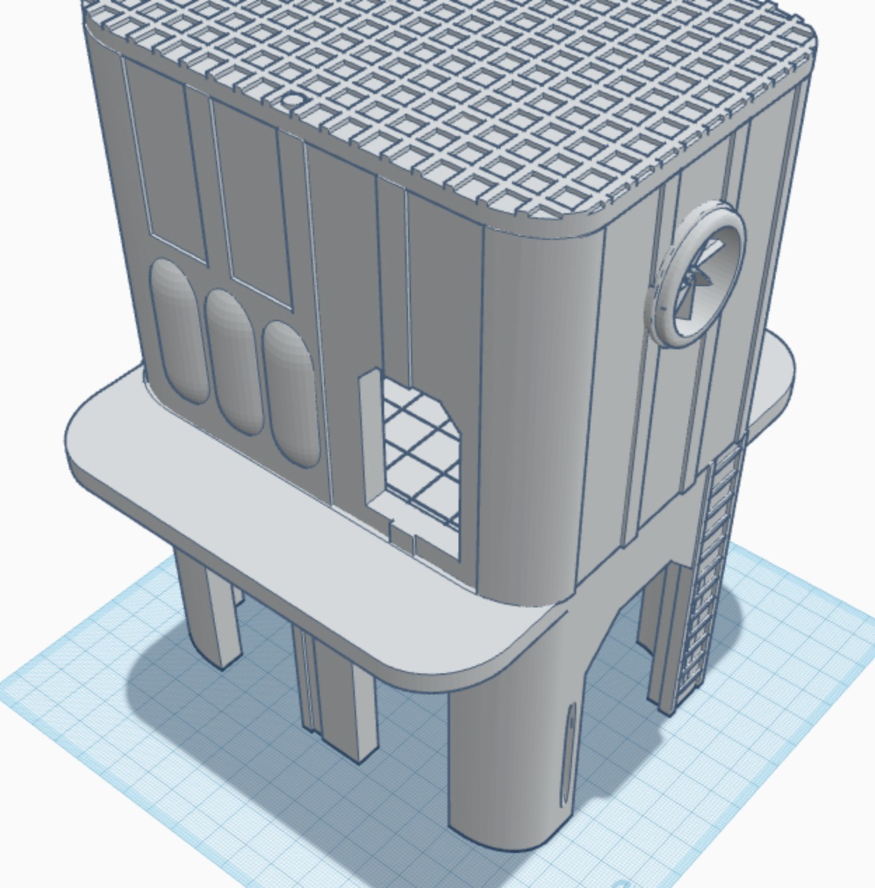 Space Port Platform Lift Module by RobertusMaximus | Download free STL ...