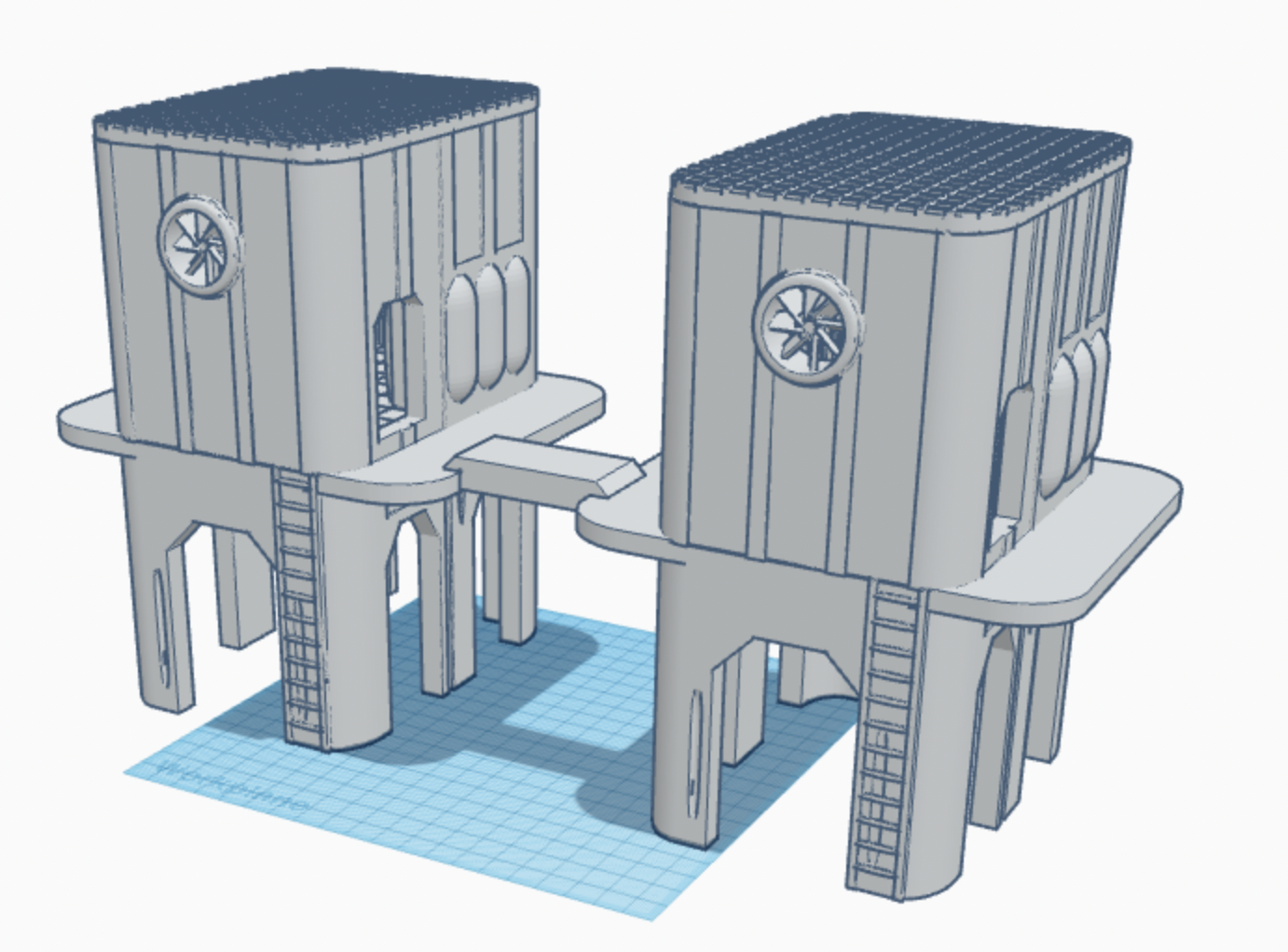 Space Port Platform Walkway by RobertusMaximus | Download free STL ...