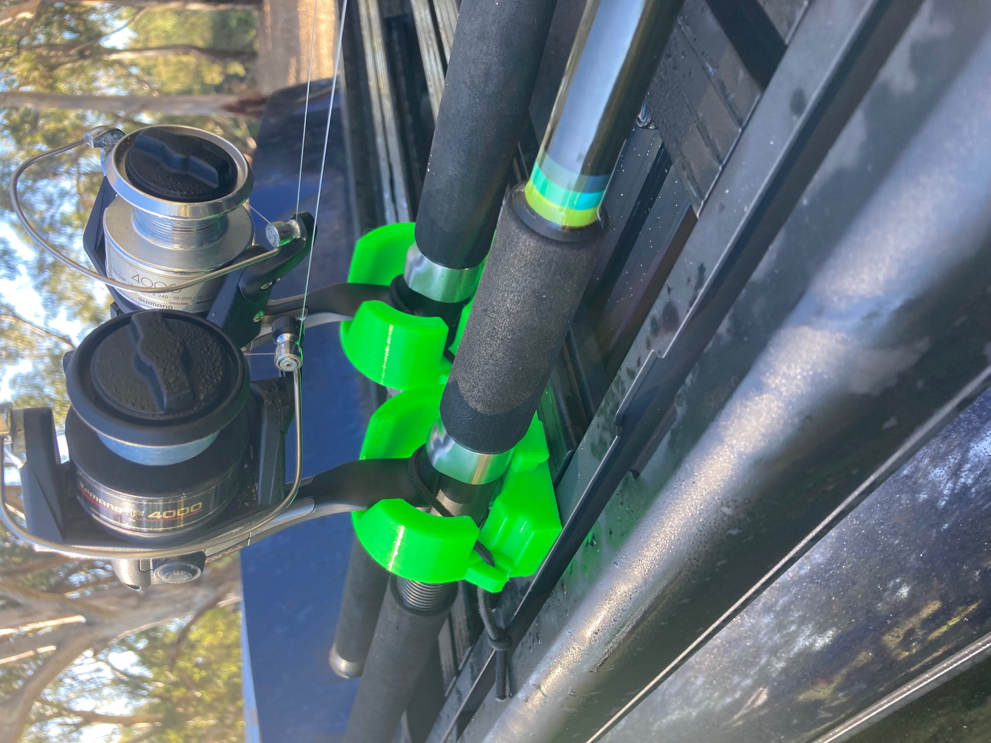Roof Rack Fishing Rod Holder by GCarr | Download free STL model ...