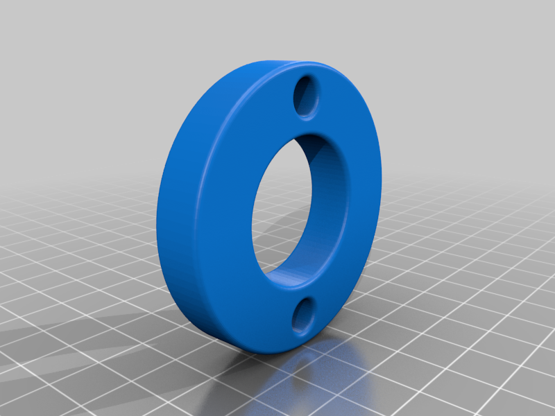 Door handle hole spacer by AisuNi | Download free STL model ...