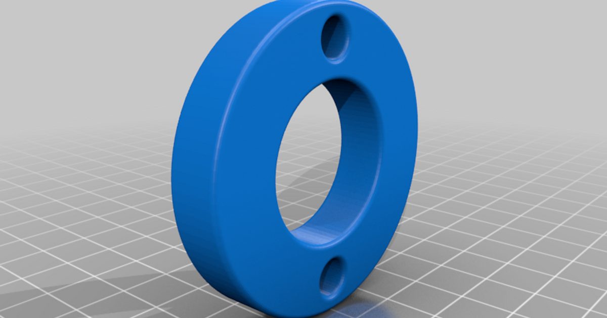 Door handle hole spacer by AisuNi | Download free STL model ...