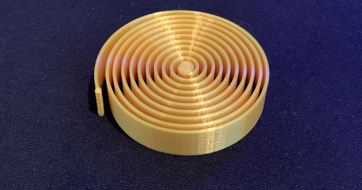 Spiral Spring Fidget Toy by Ljk225 | Download free STL model ...