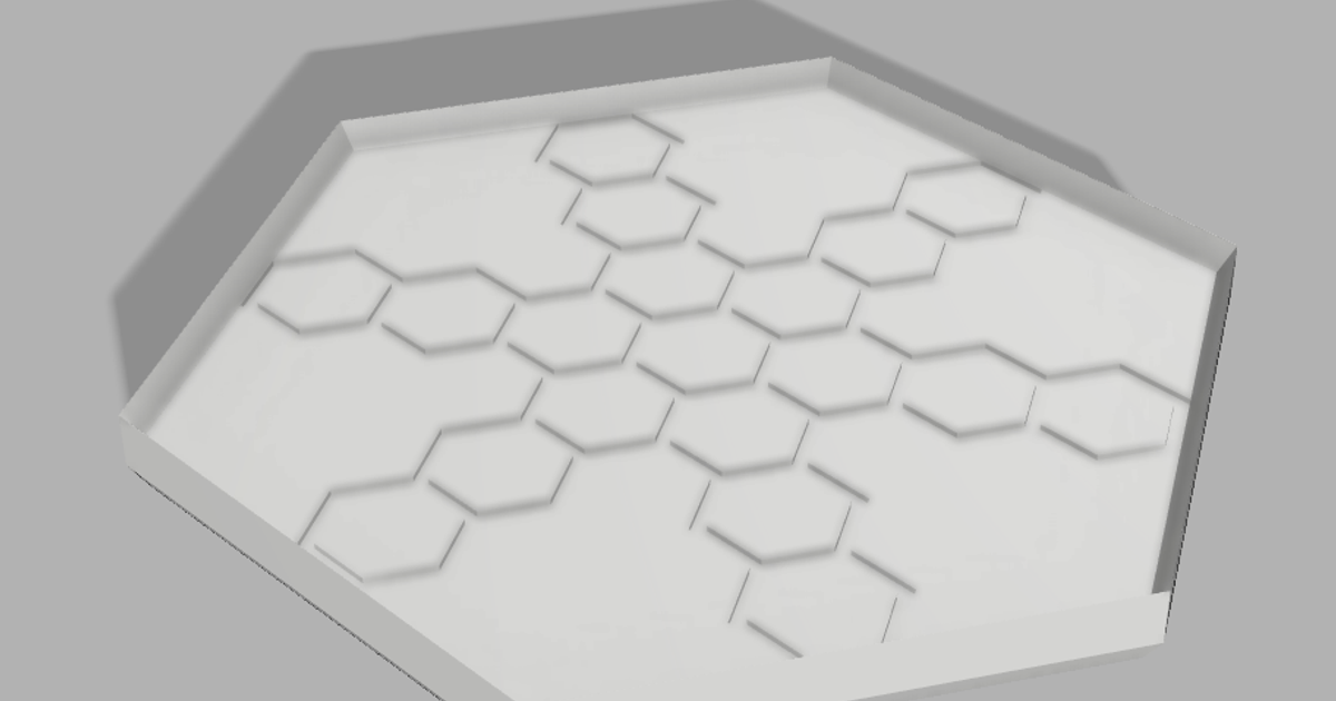 Hexagonal Stacking Coaster by Jade | Download free STL model ...