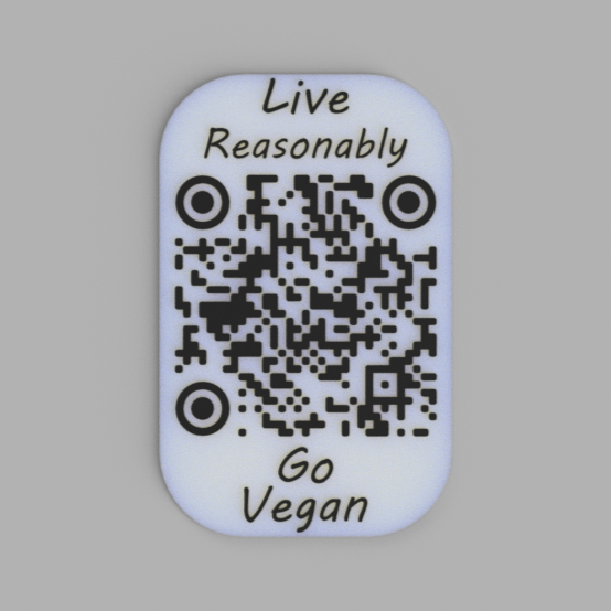 Vegan Activism Non-Human Animals QR Code by Vegan Activism | Download ...